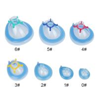 China Surgical Operation Manufacturer Air Cushion PVC Anaesthesia Mask With Valve for sale