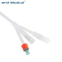 China Disposable Sterile 100% Silicone Foley Catheter With Temperature Probe CE Standard Foley Silicone Catheter for sale