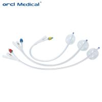 China Wholesale Prices Medical Consumables Disposable 100% Silicone 3 Way Sterile Foley Catheter Supplier for sale