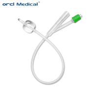 China Medical Catheter Consumables  2 Way 3 Way Silicone Coated Foley Catheter For Animals Wholesale Supplier for sale