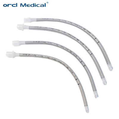 China Medical Consumables PVC Standard Oral Nasal Endotracheal Tube Uncuffed for sale