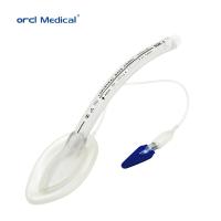 China Customized Disposable Medical Anesthesia Silicone PVC Reinforced Laryngeal Mask Airway For Hospital Surgical for sale