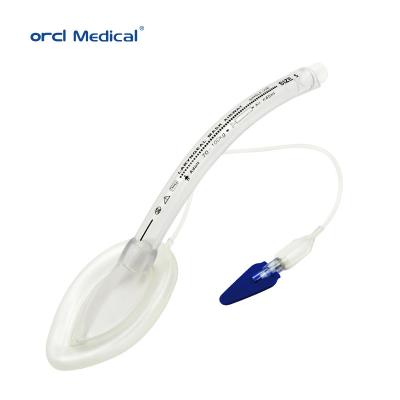 China Customized Disposable Medical Anesthesia Silicone PVC Reinforced Laryngeal Mask Airway For Hospital Surgical for sale