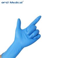 China Powder Free  Single Use Disposable Medical Gloves Nitrile Gloves for sale