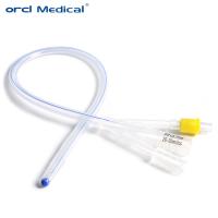 China Urology Department Disposable Silicone Coated Foley Catheter For Patients for sale