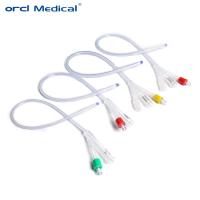 China Urology Department Disposable Silicone Coated Foley Catheter For Patients for sale