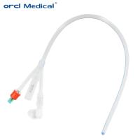 China Urology Department Disposable Silicone Coated Foley Catheter For Patients for sale