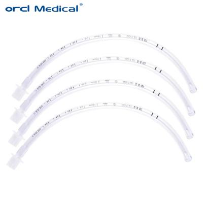 China Disposable Medical Grade Endotracheal Tube Nasal Oral Preformed Endotracheal Tube With Cuff Uncuff Endotracheal Tube Exporter for sale
