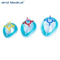 China Latex Free Transparent Dome Soft Air Cushion Medical Silicone Anesthesia Mask With Standard Port Air Cushion Mask for sale