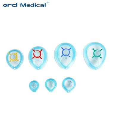 China PVC Anaesthesia Mask Medical Air Cushion Anesthesia Mask With Valve for sale