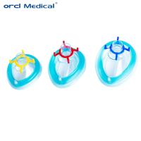 China Disposable International Standard Size Air Cushion Mask Adult Pediatric Rotational Anaesthetic Face Mask Anesthesia Mask for sale