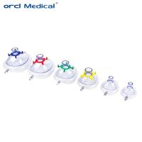 China OEM Service Medical Disposable Anesthesia Face Mask Latex Free Pvc Anesthesia Mask XL XXL Size for sale
