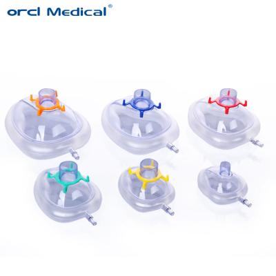 China Economy Air Cushion Anaesthetic Face Mask With Inflatable Valve Anaesthetic Mask Air Cushion Mask China Market for sale