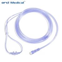 China Clinic Nasal Cannula Tube , Neonate PVC Partial Nasal Oxygen Tube for sale