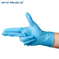 China Disposable Nitrile Examination Gloves Blue / Black Latex Free For Medical for sale