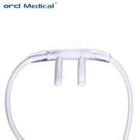 China Medical Disposable Soft Nasal Oxygen Cannula  , PVC Transtracheal Oxygen Cannula for sale