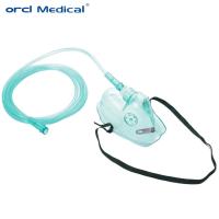 China Hyperbaric Oxygen Therapy Mask , Medical PVC Oxygen Delivery Mask With Tubing for sale
