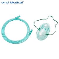 China Green Non Rebreather Oxygen Mask  PVC Medical Oxygen Face Mask for sale