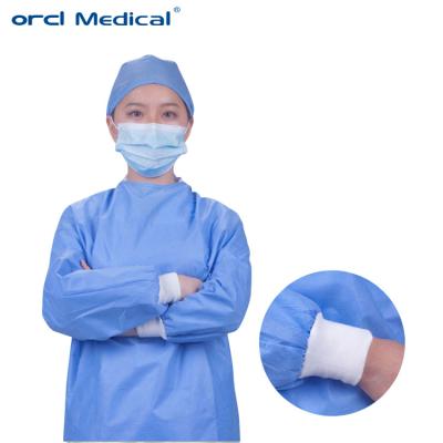 China AAMI LEVEL 123 Surgical PPE Isolation Gown , Disposable Non Woven Coverall for sale