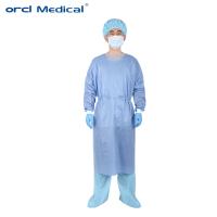 China AAMI LEVEL 123 Surgical PPE Isolation Gown , Disposable Non Woven Coverall for sale