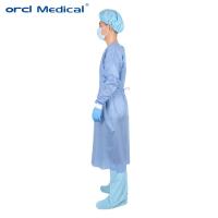China AAMI LEVEL 123 Surgical PPE Isolation Gown , Disposable Non Woven Coverall for sale