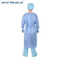 China AAMI LEVEL 123 Surgical PPE Isolation Gown , Disposable Non Woven Coverall for sale