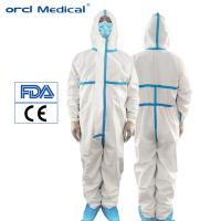 China Anti Static Disposable Protective Clothing , Waterproof PPE Safety Clothing for sale