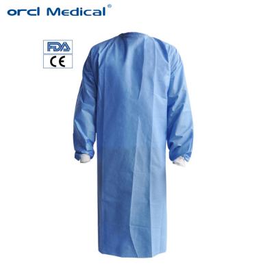 China Doctor / Nurse Dental Disposable Gowns , Surgical Isolation Gown AAMI Level 1 2 3 4 for sale