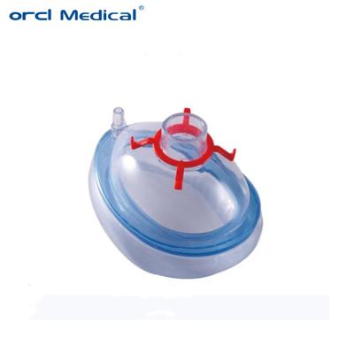 China Disposable Anesthesia Face Mask Surgical Medical PVC Air Cushion Mask Wholesale Price for sale