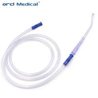 China 180cm 360cm Disposable Suction Catheter / PVC Suction Catheter With Yankauer Handle for sale