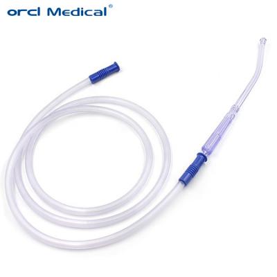 China 180cm 360cm Disposable Suction Catheter / PVC Suction Catheter With Yankauer Handle for sale