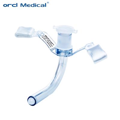 China High Transparent Uncuffed Tracheostomy Tube Surgical Instruments  For Single Use for sale