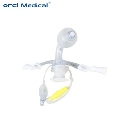 China Safety Medical Disposable Tracheostomy Tube High Volume With Subglottic Suction Tube for sale