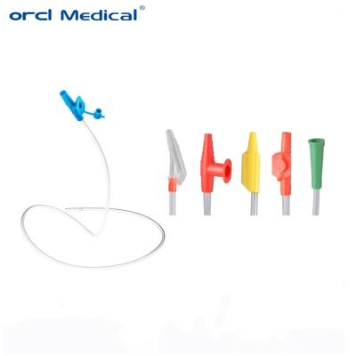 China 45cm Finger Control Suction Catheter Tube , 8Fr Mucus Extractor Flexible Suction Catheter for sale