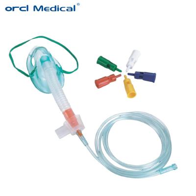 China Single-use Adjustable Emergency Venturi Face Mask Oxygen Concentration Face Msak for sale