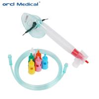 China PVC Adjustable Venturi Non Rebreather Oxygen Mask / Multi Vent Mask With Oxygen Tube for sale