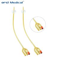 China Sterile Disposable 2-way/3-way Latex Foley Catheters Bladder Irrigation in Urology Clinics for sale