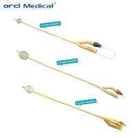 China Sterile Disposable 2-way/3-way Latex Foley Catheters Bladder Irrigation in Urology Clinics for sale