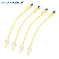 China 2 Way Latex Foley Catheter Silicone Coated Customized Free Sample for sale