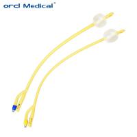 China 2 Way Latex Foley Catheter Silicone Coated Customized Free Sample for sale