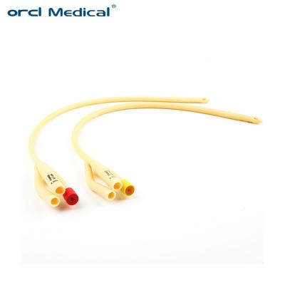 China IS0 CE Factory Medical Disposable Two-Way Three-way Latex Foley Urinary Catheter for sale