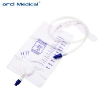China Clinic Urology Disposable Medical PVC Urine Drainage Bags With Sampling Port Manufacturer for sale