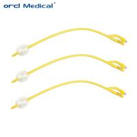 China Disposable Latex Catheter With Double Lumen And Three Lumen Latex Foley Catheter for sale
