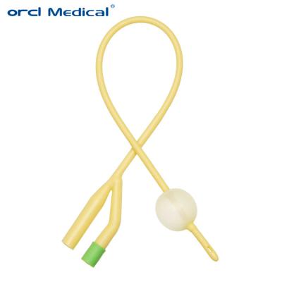 China OEM Latex Foley Catheter Medical Grade Foley Balloon Catheter 3 Way / 2 Way for sale