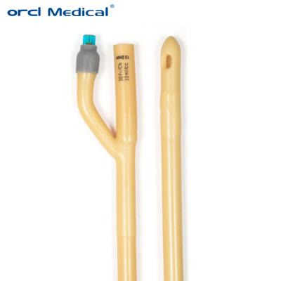 China Wholesale Medical Disposable Yellow Urinary 2 Way 3 Way Fr6-30 Latex Foley Catheter for sale