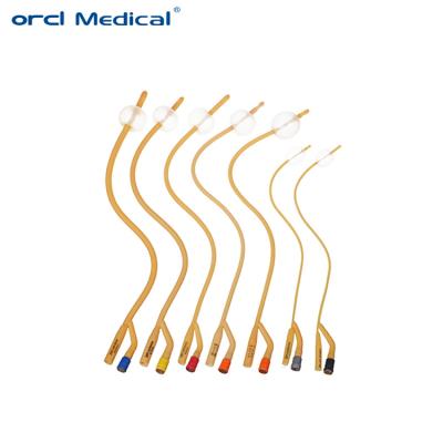 China Male Female Latex Foley Catheter / Sterile Foley Catheter OEM Available for sale