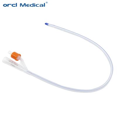 China Hospital / Homecare Silicone Foley Catheter 2 Way Disposable Drainage Catheter for sale