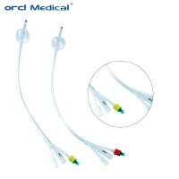 China Disposable 3 Way Foley Catheter Silicone Foley Urethral Catheter Free Sample for sale