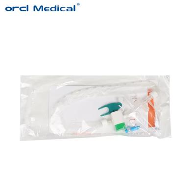 China Transparent Silicone Handle Suction Catheter Tube For Effective Suction for sale