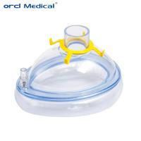 China Disposable Medical Face Mask PVC Breathing Air Anesthesia Mask For Anesthesia Machine for sale